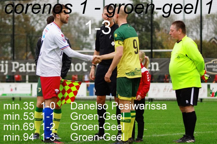 Fotoreportage Corenos 1 - Groen Geel 1 | VV Corenos