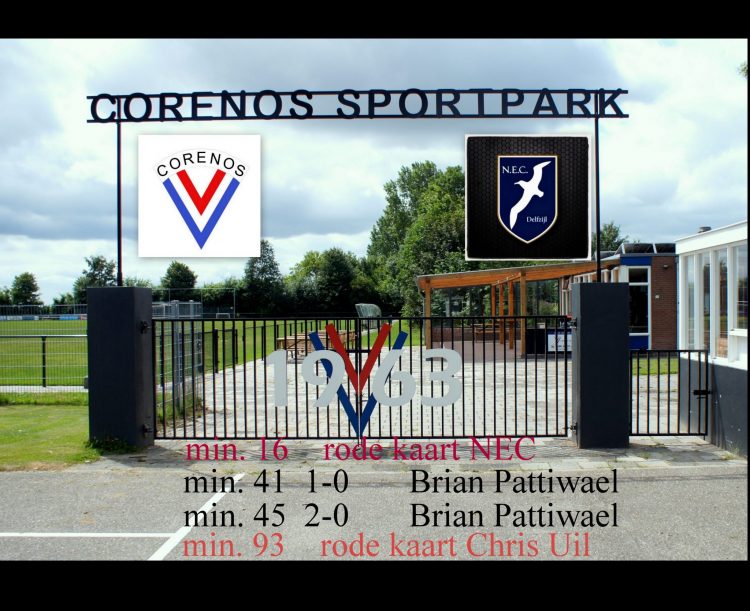 Fotoreportage Corenos 1 - NEC Delfzijl 1 | VV Corenos