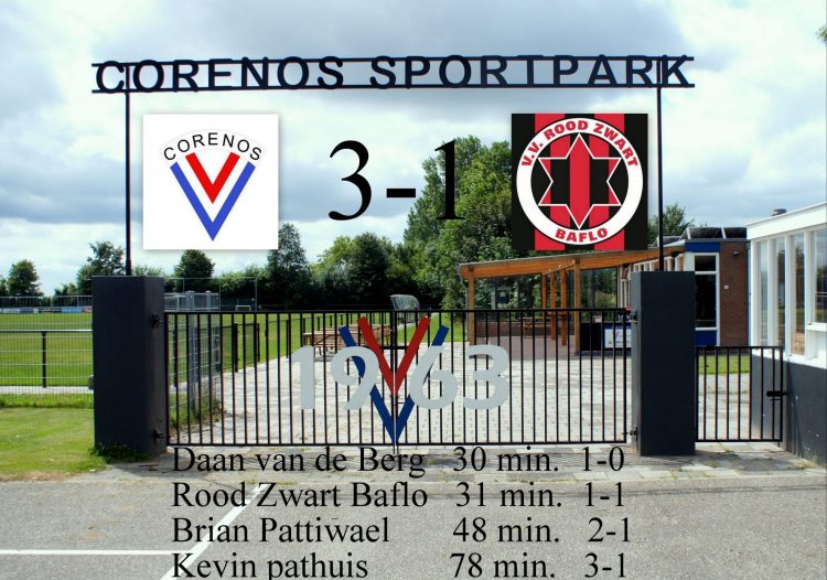 Fotoreportage Corenos 1 - Rood Zwart Baflo 1 | VV Corenos