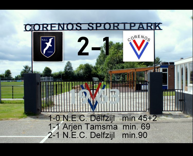 Fotoreportage NEC Delfzijl 1 - Corenos 1 | VV Corenos