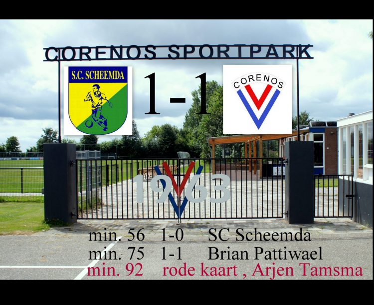 Fotoreportage SC Scheemda 1 - Corenos 1 | VV Corenos